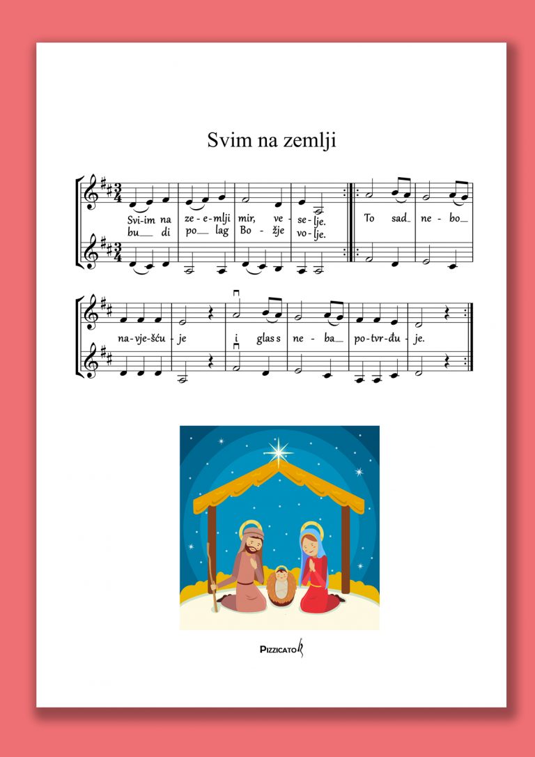 Najljepše božićne pjesme za dvije violine (ili druge instrumente ...